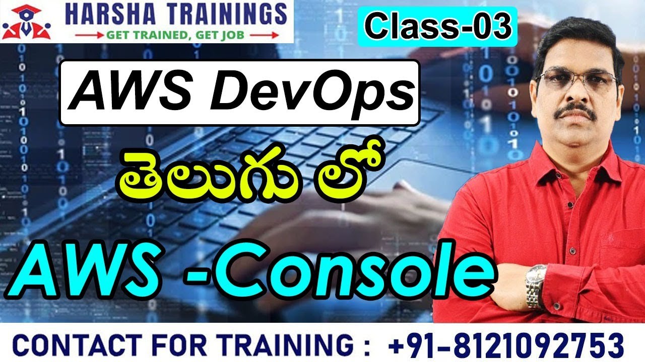 Devops Class 03 Aws Console Aws Devops Training In Telugu Harsha Trainings Youtube