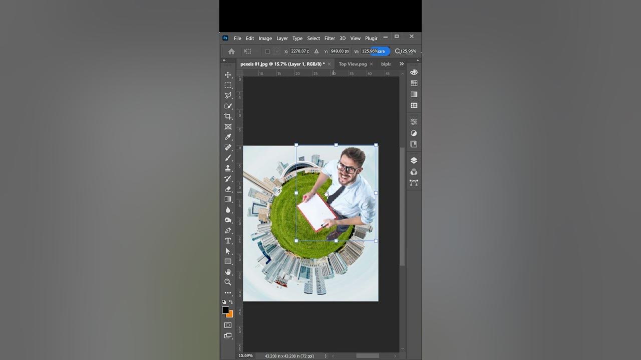 Create Tiny Planet Effect in Photoshop - Adobe Photoshop cc 2023 ...