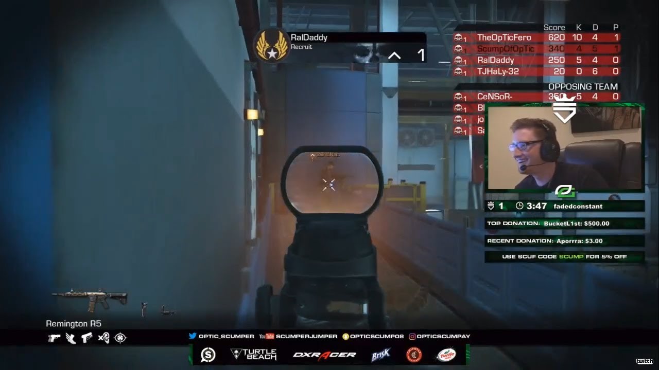 CoD Ghosts 2017 Twitch Highlights Ft. Nadeshot, Scump, Blaztful ...