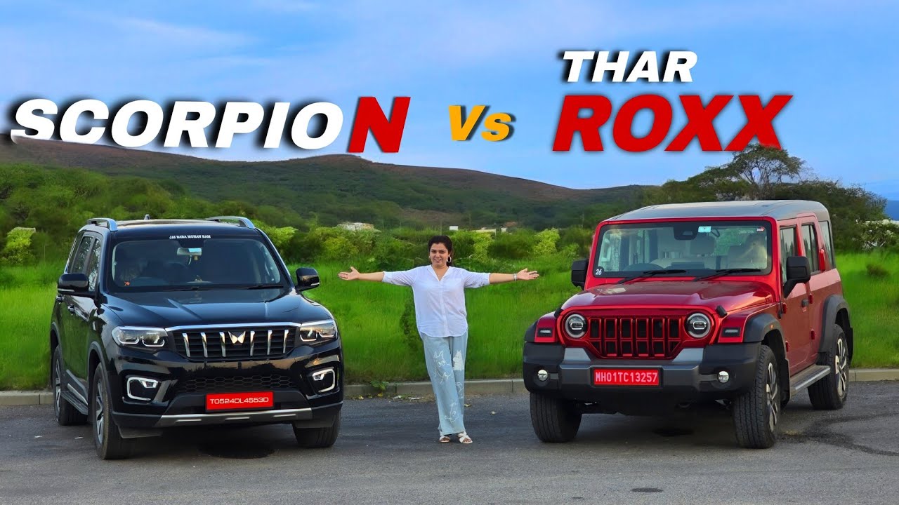 Mahindra Thar Roxx vs SCORPIO N - Full Comparison - YouTube