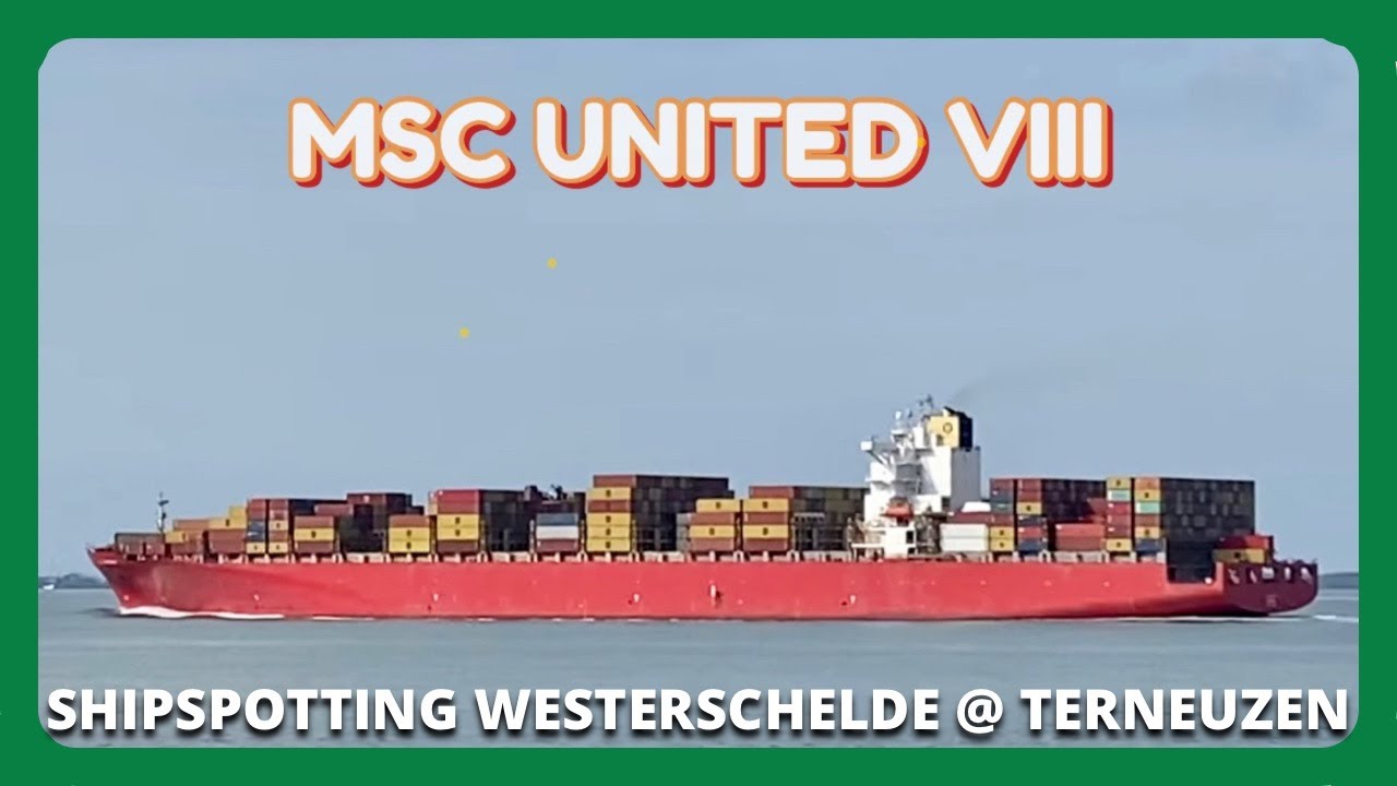 Shipspotting Westerschelde @ Terneuzen - "MSC United VIII" - 30-04-2023 ...