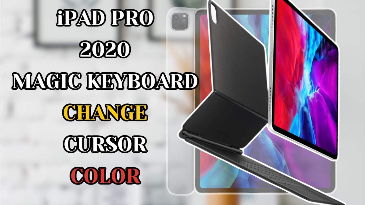 How To Change The Color of Your Mouse Cursor on iPad Pro 2020 with ...