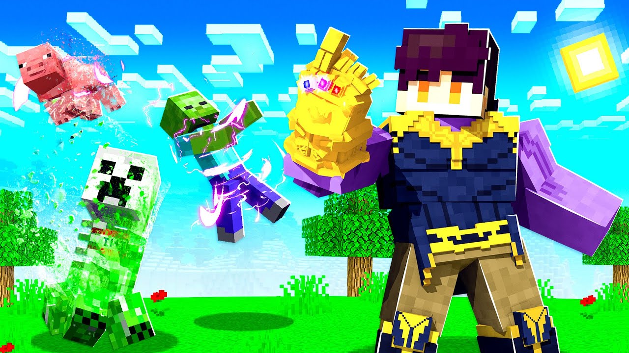 I Became THANOS in MINECRAFT! *INSANE* - YouTube