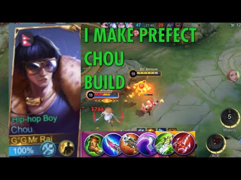 I make perfect chou build😱Unstoppable gameplay # ...