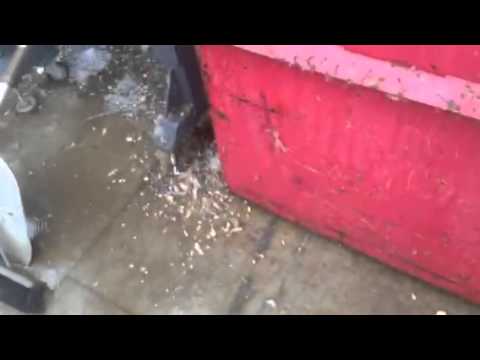 SCRAP METAL MEATBALL SHREDDING IN THE EIDAL SHREDDER - YouTube