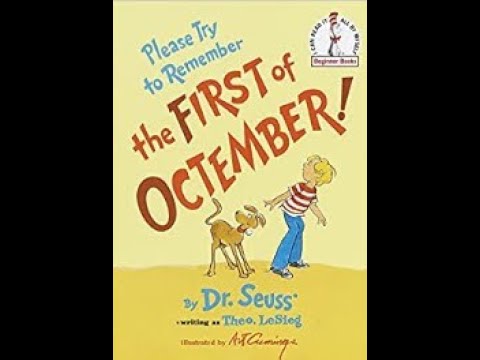 Please Try to Remember the First of Octember! by Dr Seuss - YouTube