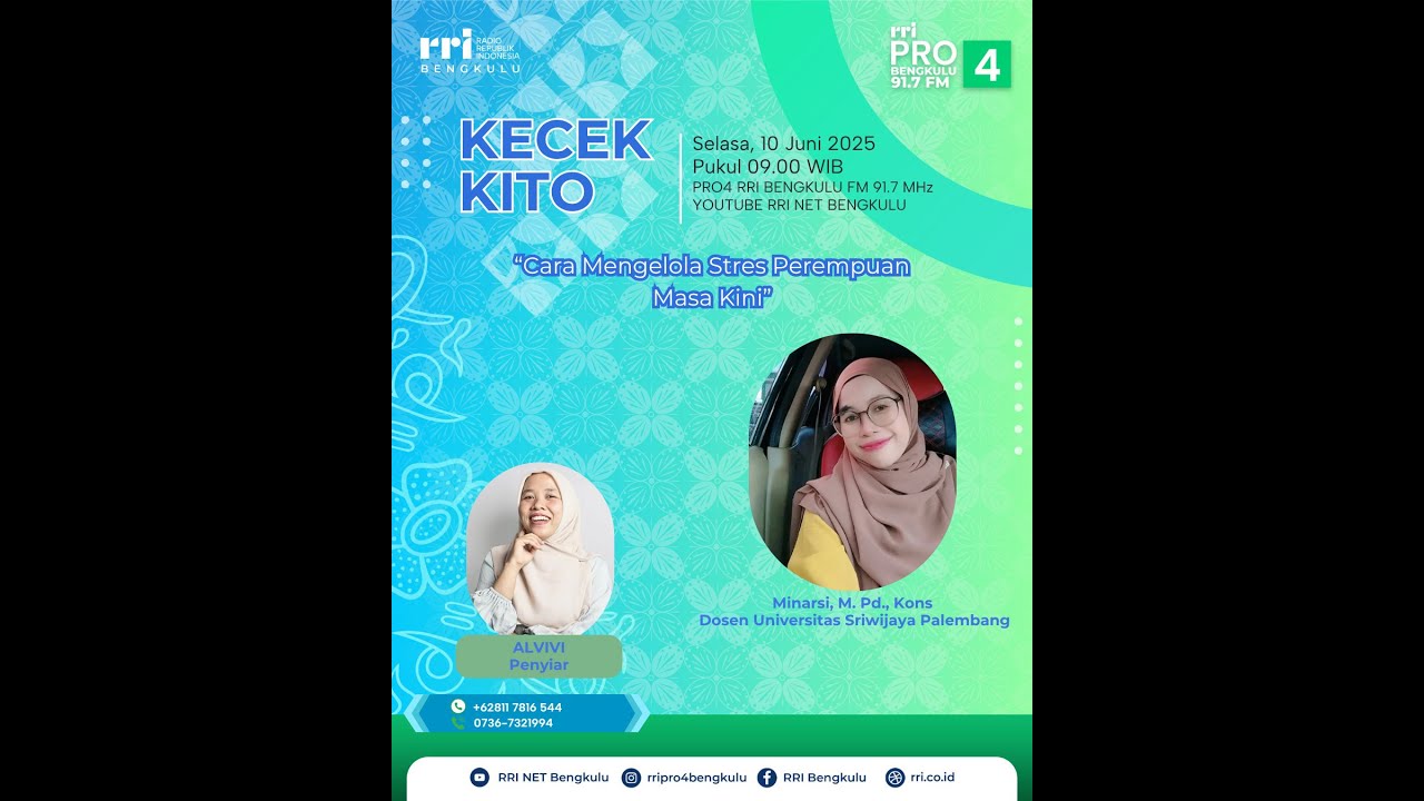 KECEK KITO | CARA MENGELOLA STRES PEREMPUAN MASA KINI - YouTube