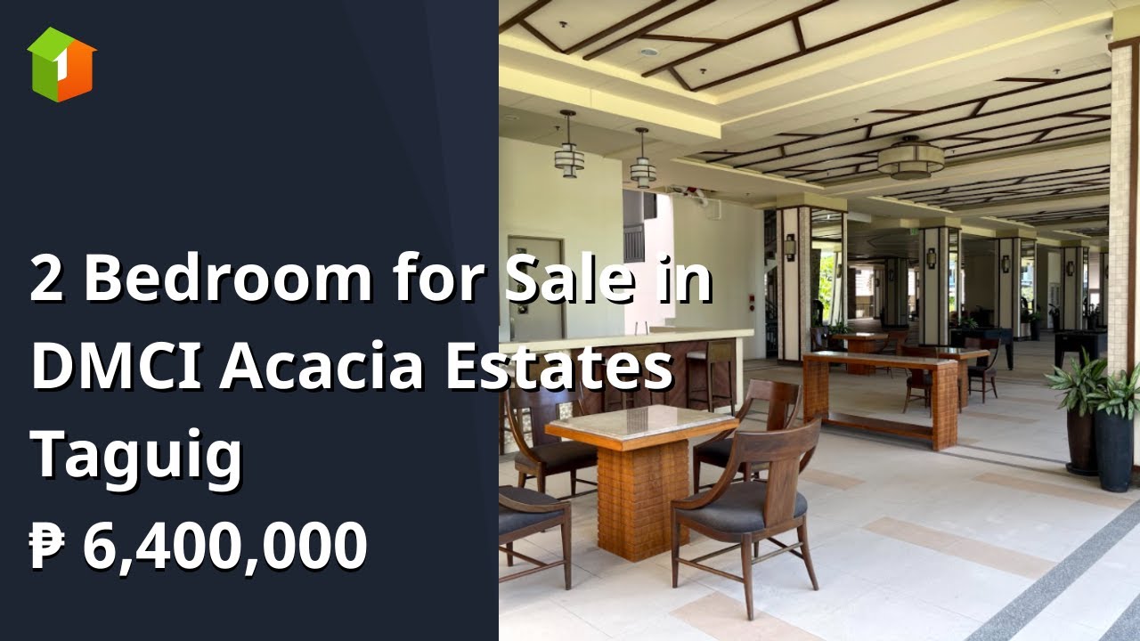 2 Bedroom for Sale in DMCI Acacia Estates Taguig - YouTube