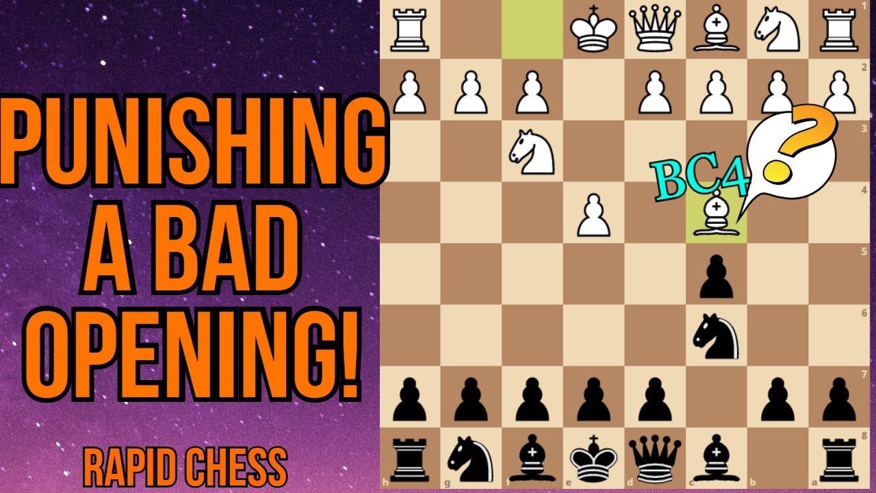 Beating A Bad Opening!|Rapid Chess - YouTube