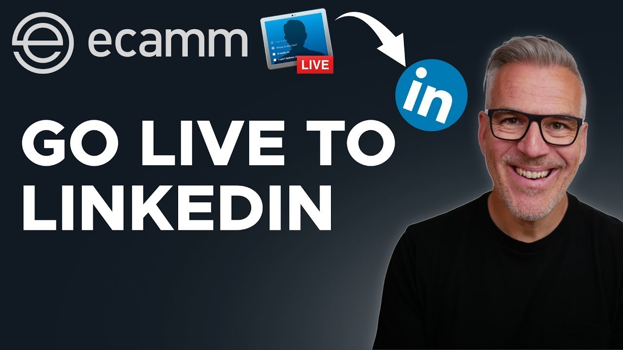 How To Livestream To LinkedIn Using Ecamm Live in 2022 - YouTube