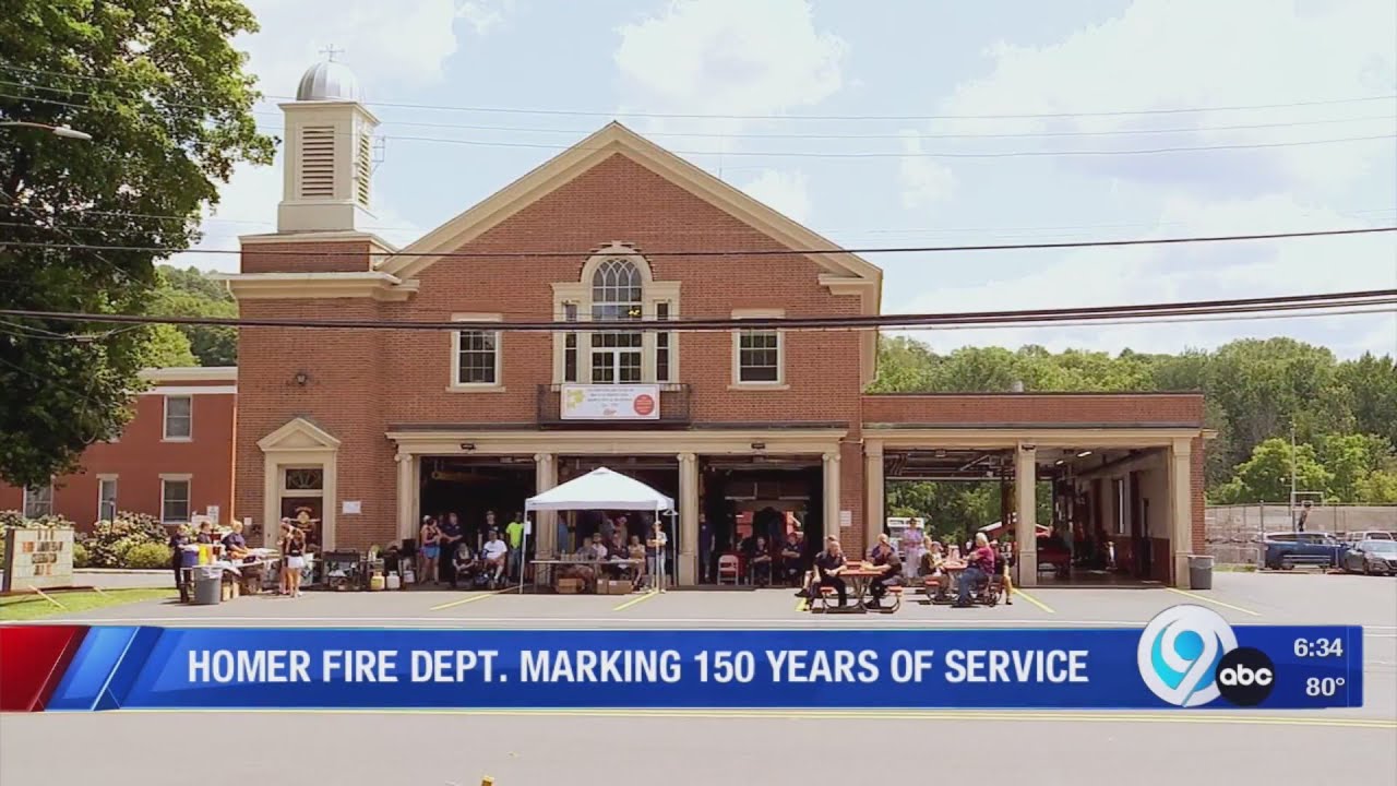 Homer Fire Department marking 150 years of service - YouTube