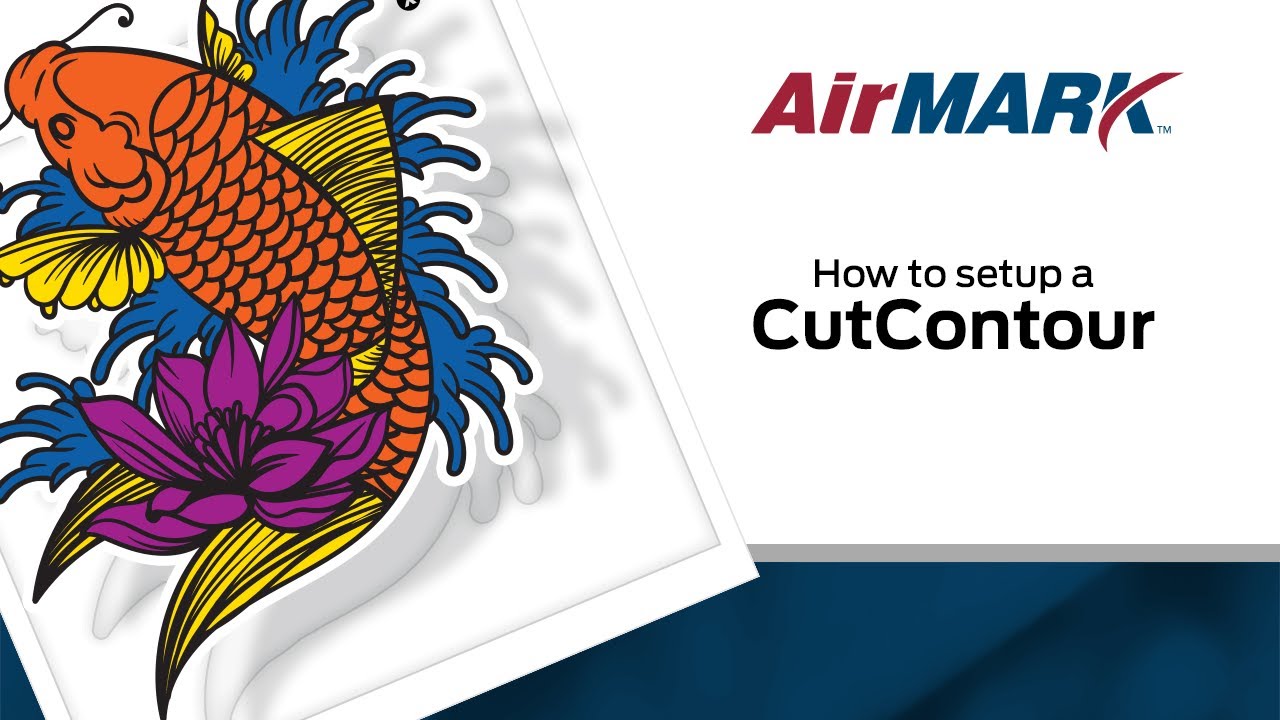 How to setup a ContourCut in Adobe Illustrator - YouTube