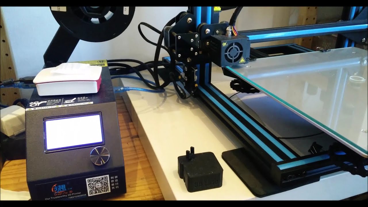 Creality CR-10 End gcode script - YouTube