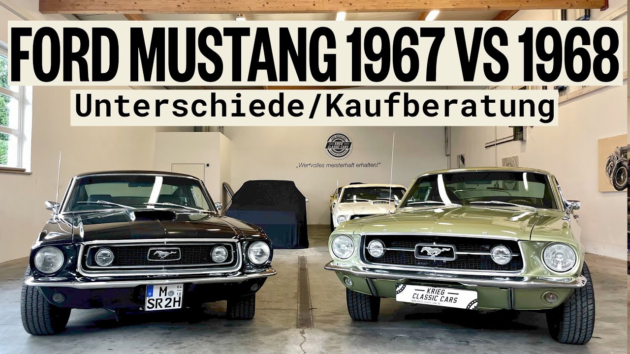 Ford Mustang 1967 Vs 1968 Was Sind Die Unterschiede I Krieg Classic ford-mustang-1967-vs-1968-was-sind-die-unterschiede-i-krieg-classic