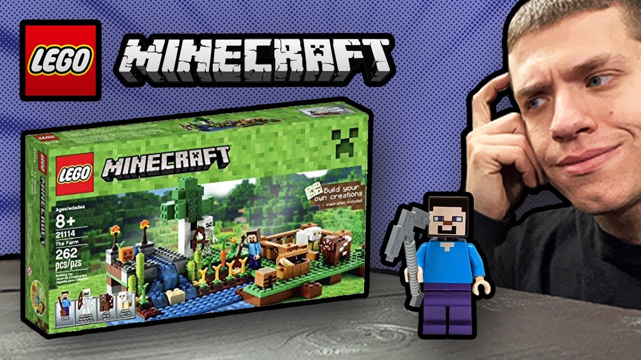 LEGO Minecraft 21114: The Farm - Speed Build and Review! - YouTube