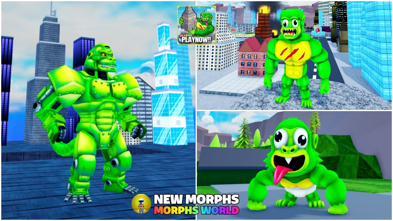 [🦍 KONG UPDATE ] How To Get NEW Gong Morph in Morphs World - Roblox ...