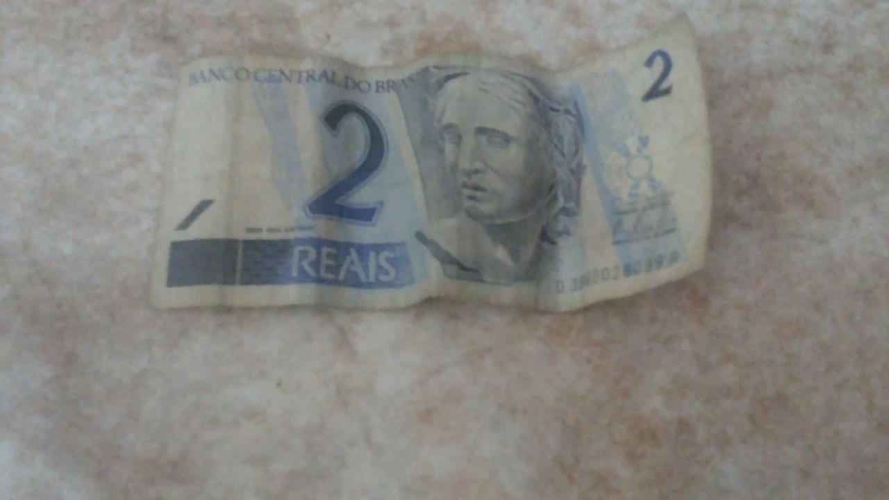 A nota de 2 reais antiga - YouTube
