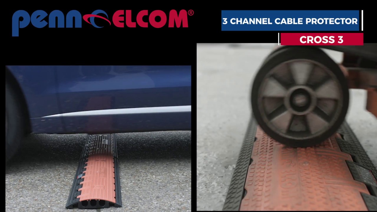 CROSS 3 Cable Protector Ramp Road Test - Penn Elcom - YouTube