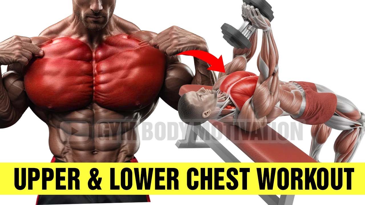 Upper and Lower Chest Workout at Gym - Best Chest Workout - YouTube