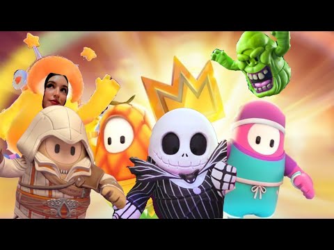 ¿Ganamos crowns o quedamos clown en Fall Guys? - YouTube