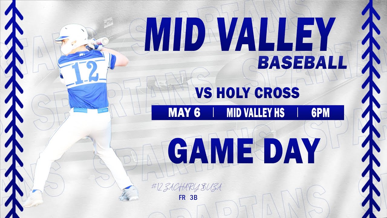 Baseball : Mid Valley vs Holy Cross 5 6 24 - YouTube