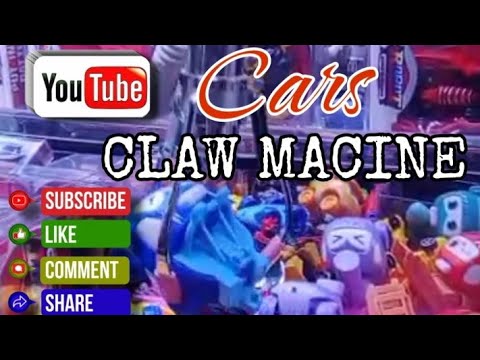 LET'S PLAY CLAW MACHINE WITH TOY CARS - YouTube