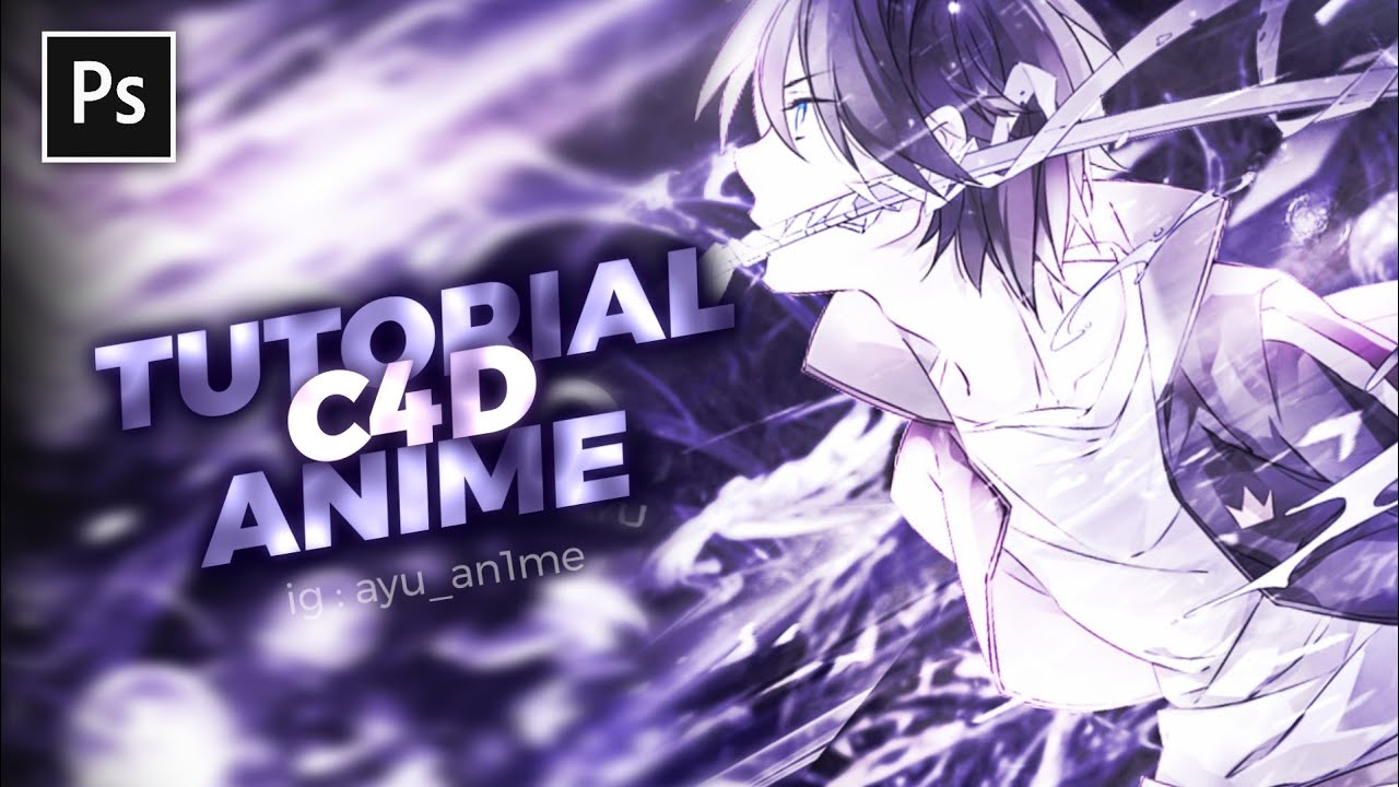 Tutorial Gfx Anime| C4D - Ps Touch [ free pack ] - YouTube