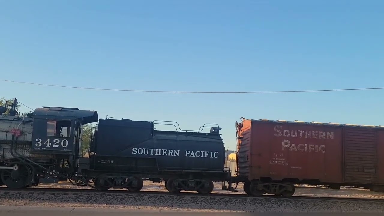 Southern Pacific steam engine#3420. El Paso TX 05/18/22 - YouTube