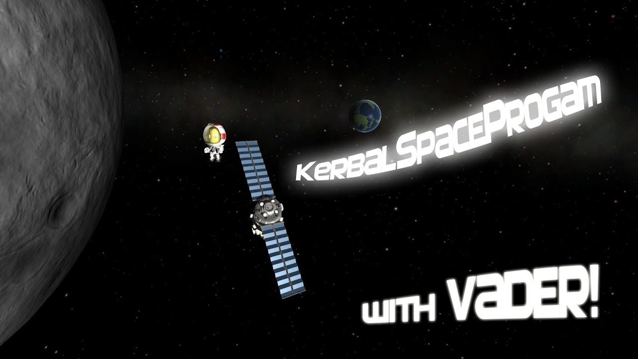 Kerbal Space Program Mun Base Ep.10 Undock and Land - YouTube