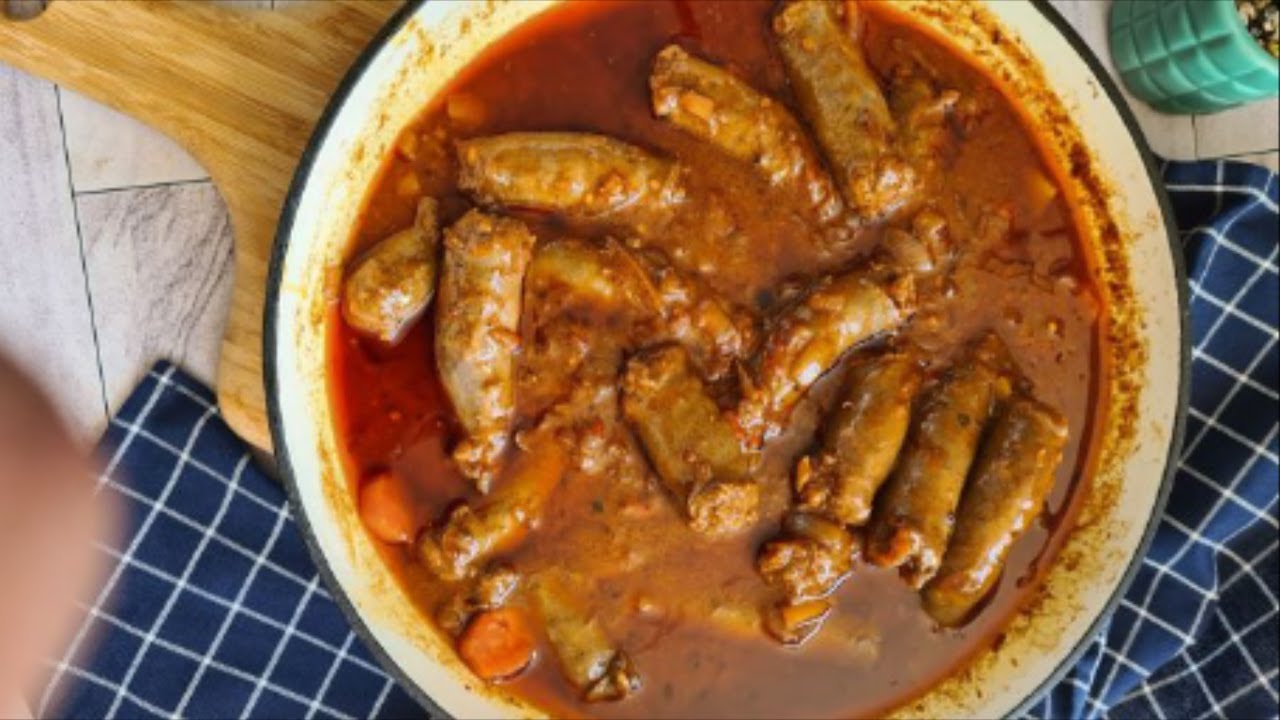 SAUSAGE /WORS STEW - YouTube