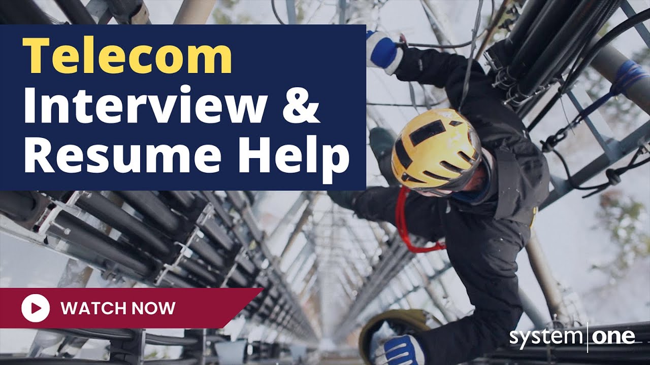 Telecom Interview and Resume Help - YouTube