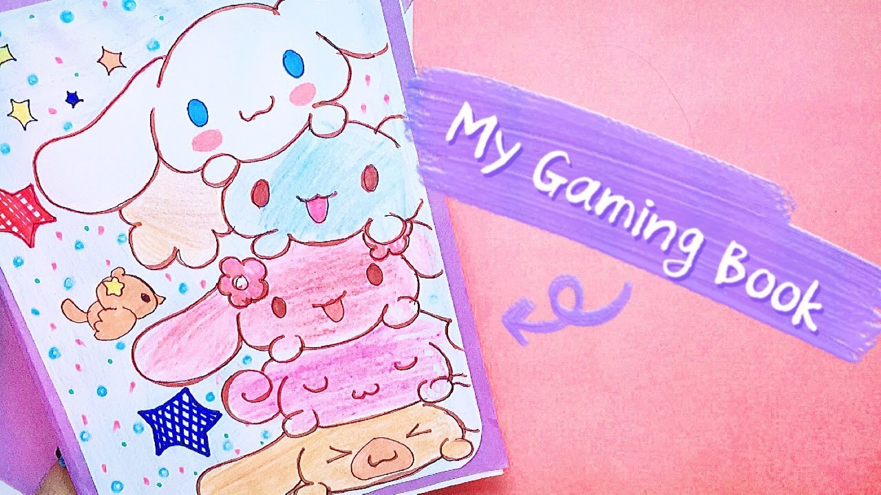 "5 Cute Paper Craft Gaming Book Ideas" - YouTube