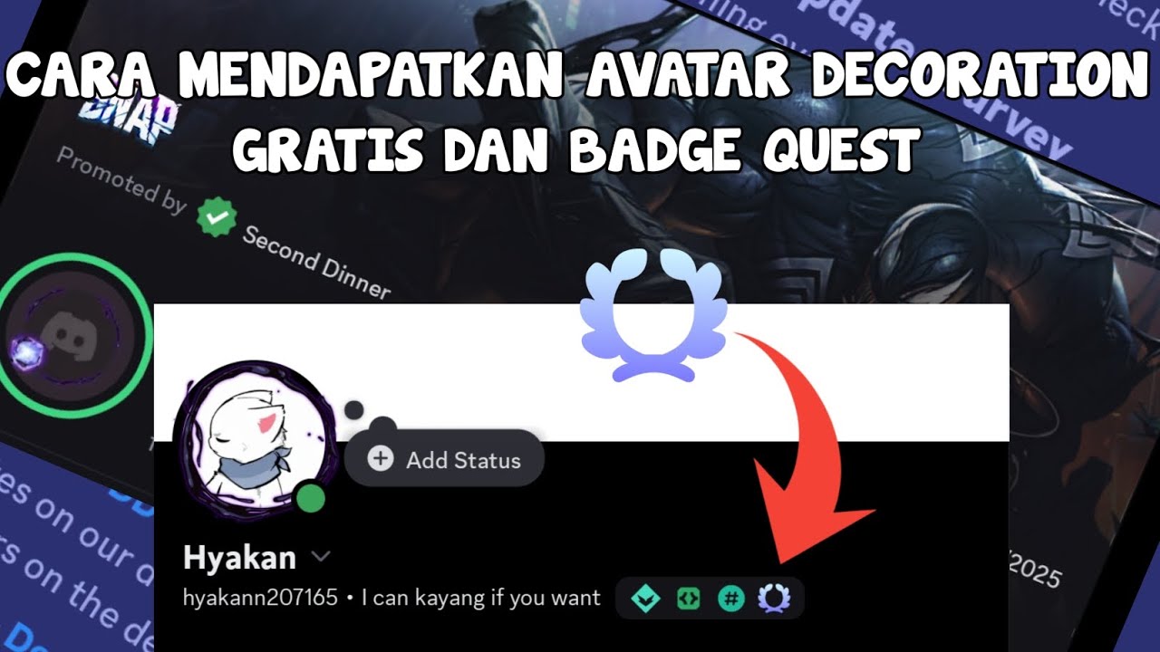 CARA MENDAPATKAN BORDER & BADGE DISCORD GRATIS DIANDROID?!! | ANDROID ...