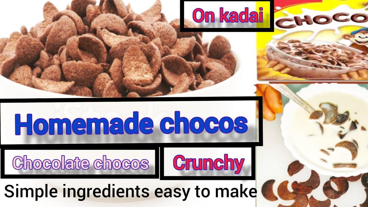 Homemade Healthy Chocos without oven & cutter. How to make moons chocos ...