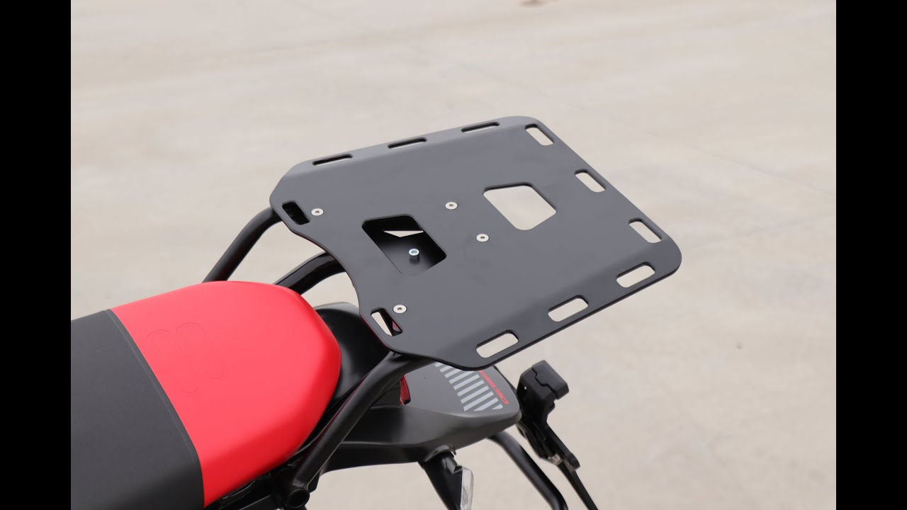 Ducati Desert X - BUMOT Rear rack and Luggage plate - Installation ...
