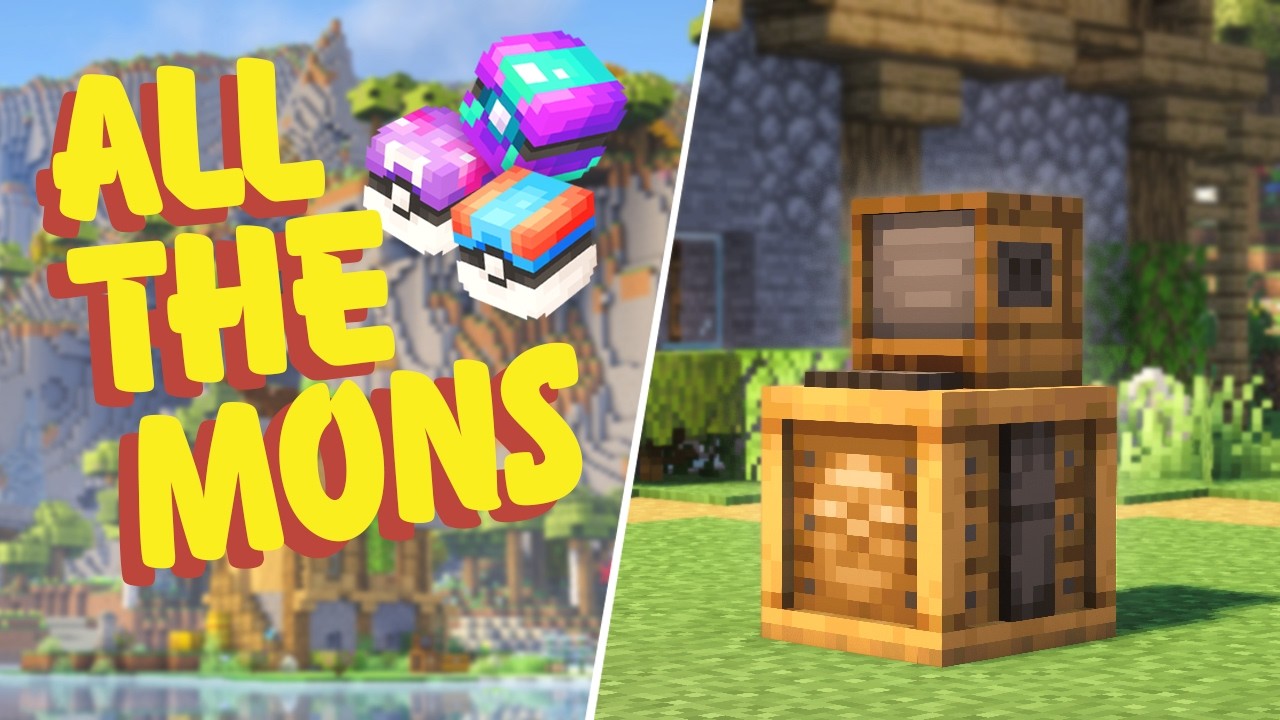 All The Mons Modpack EP1 My Cobblemon Adventure Starts Here - YouTube