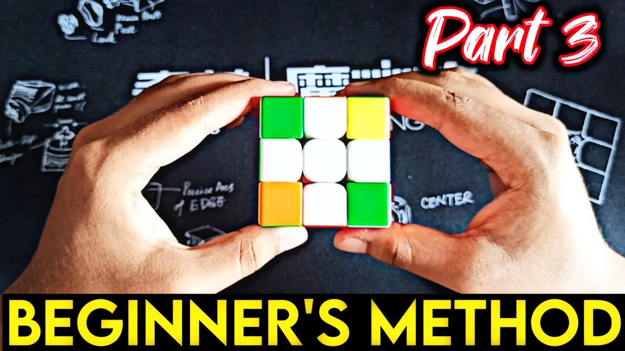 Rubik's Cube Beginner's Method | Part 3 :- How to Make the Cross - YouTube