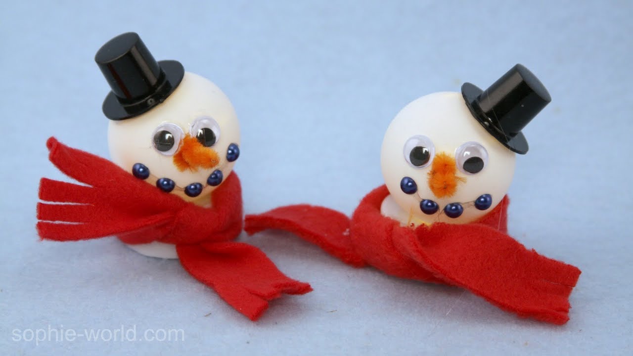 How to Make a Snowman Night Light | Sophie's World - YouTube