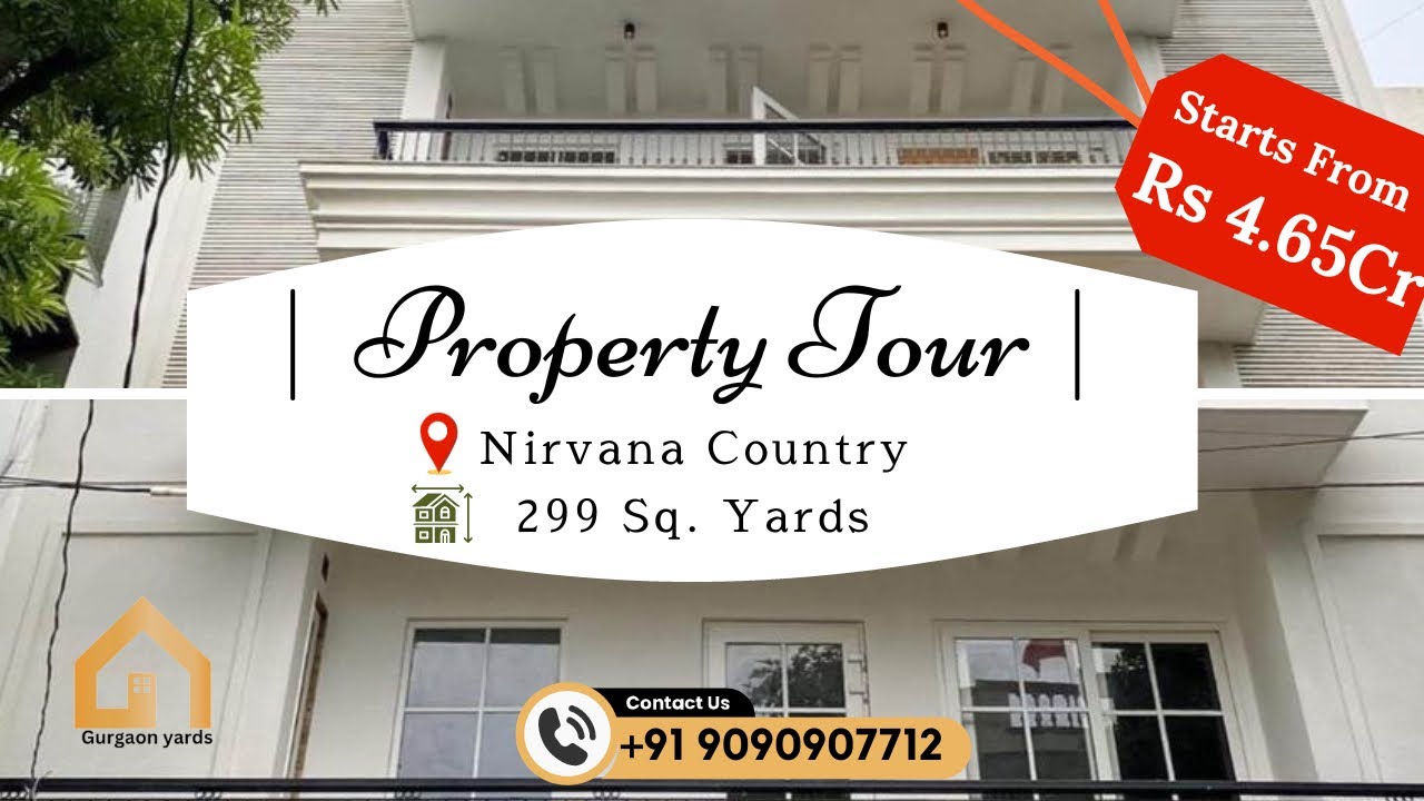 Luxury Living in Nirvana Country, Gurgaon | Spacious 299 Sq. Yd. Property from 4.65 Crore - YouTube