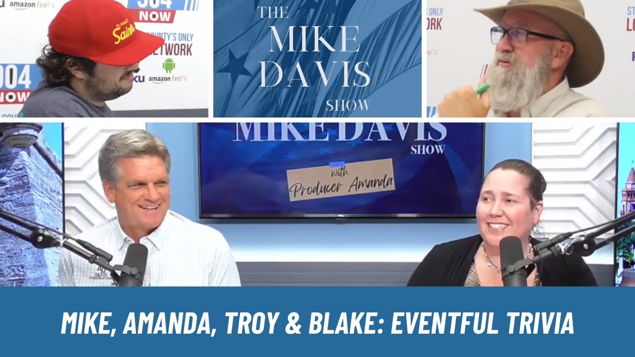 Mike, Amanda, Troy, & Blake Talking Disaster Response, Debates & Trivia ...