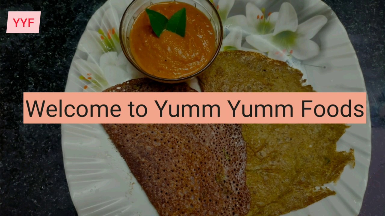 Protein rich Dosai | Moong dhal & Raggi Dosais | Diabetes friendly ...