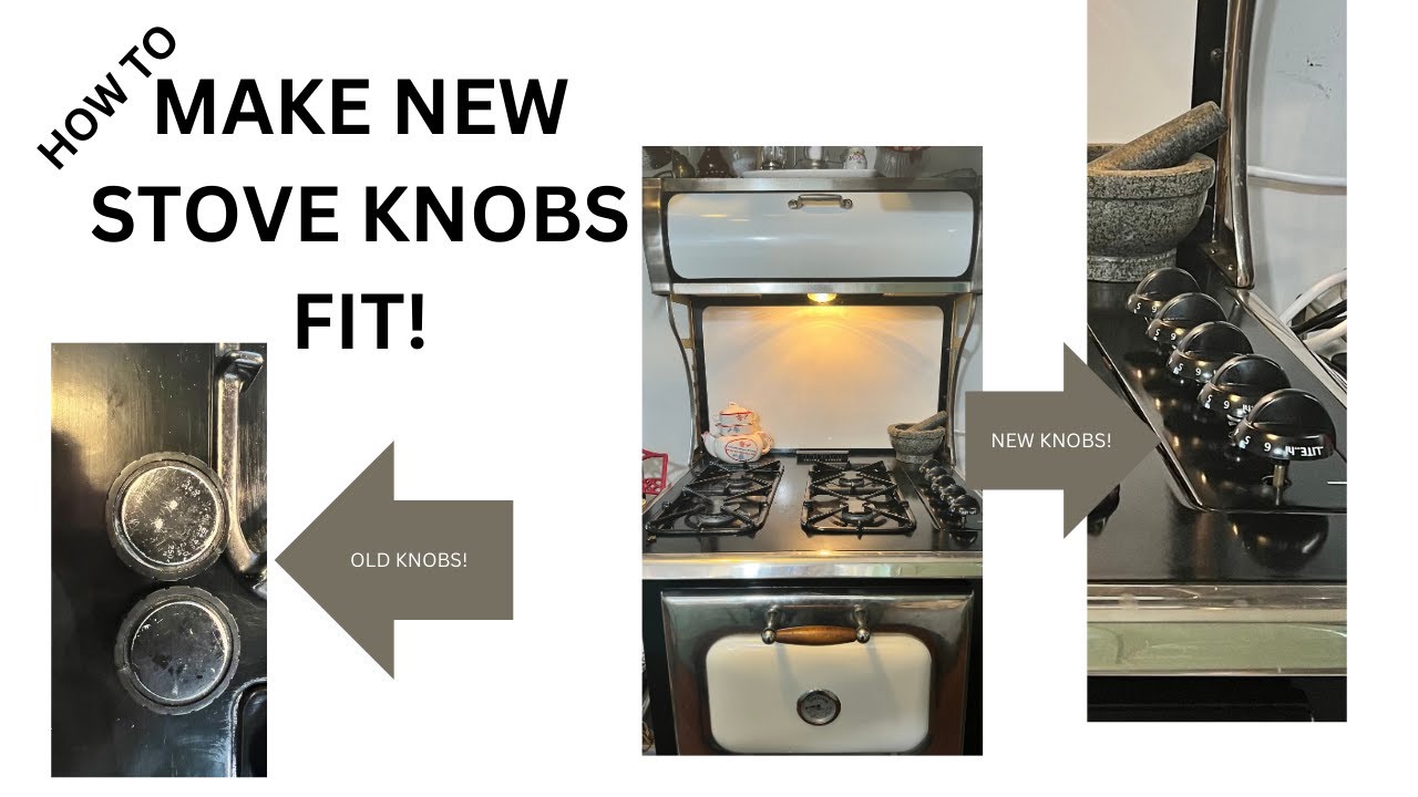 Three stove repairs - knobs, door, ignitor - YouTube