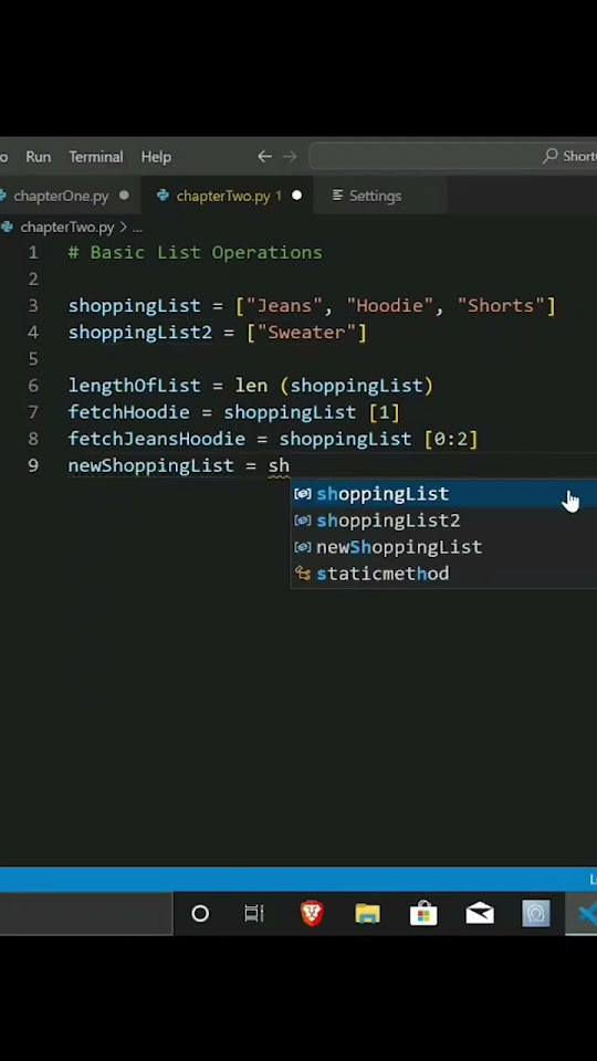 Python List Operations | Sangam Thakur - YouTube