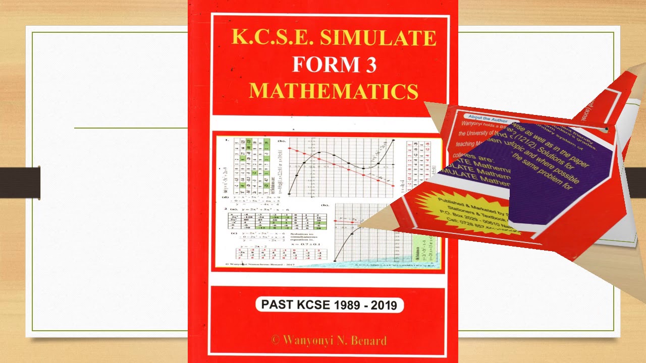 K C S E SIMULATE MATHEMATICS - YouTube