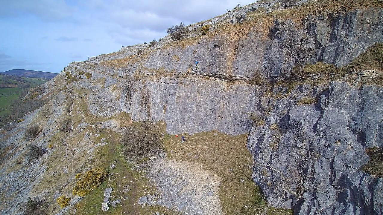 Rock climbing at Trevor rocks.. - YouTube