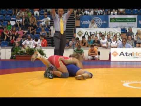 LAZINSKAYA Valeria (RUS) -- FOCKEN Aline (GER)  1/4 Finale