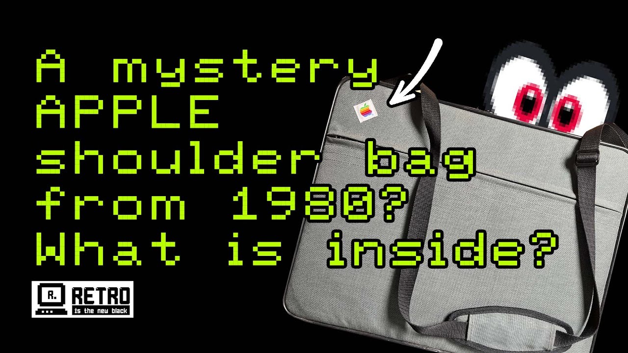 Rare Find: The Exclusive Apple Shoulder Bag & Its Vintage Apple IIc ...