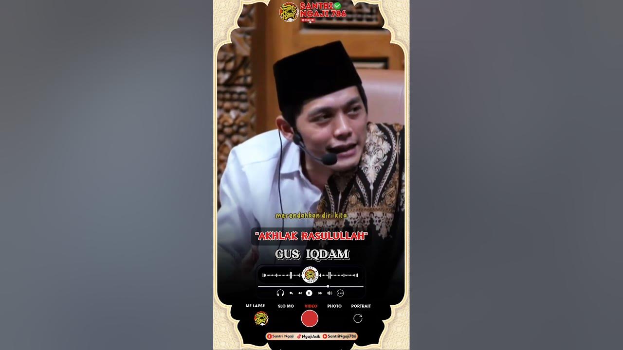 AKHLAK RASULULLAH Saw || Gus Iqdam - YouTube