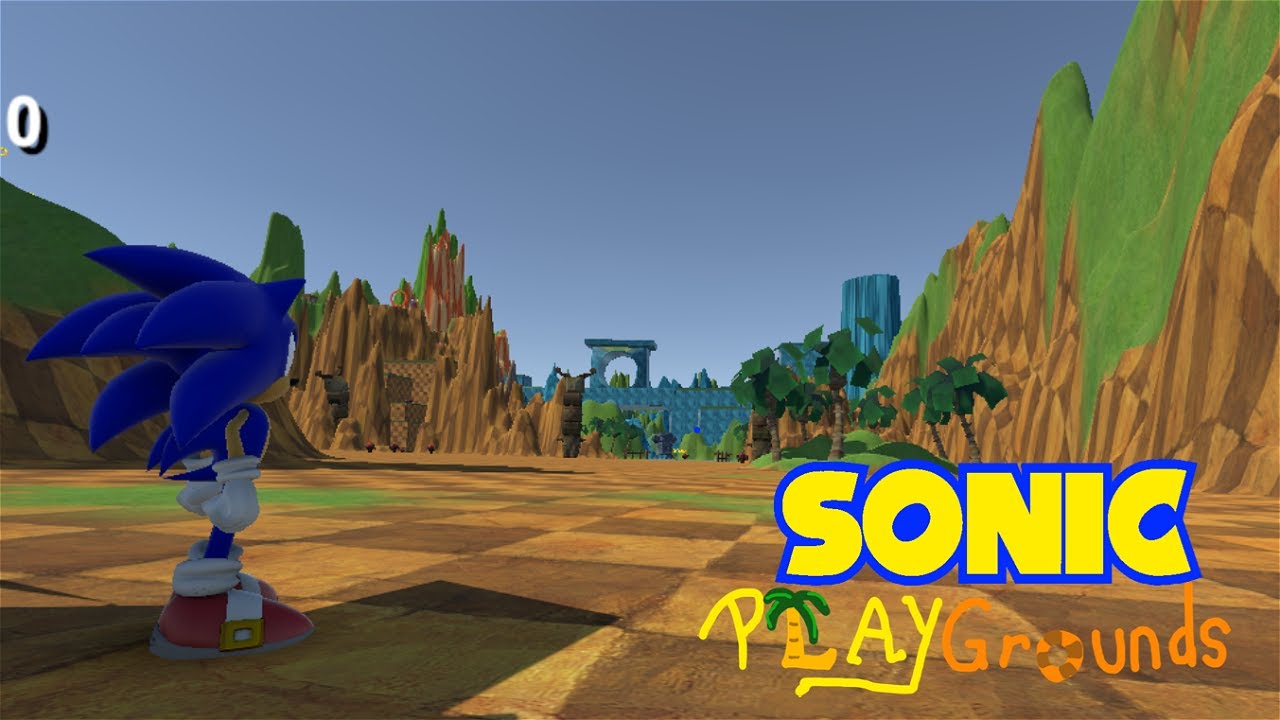 Sonic Playground (Open World) Test #BumperEngine #Sonic - YouTube