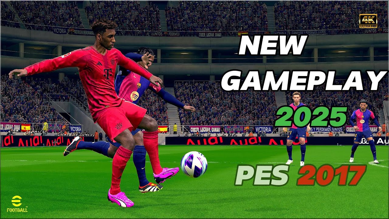 PES 2017 GAMEPLAY MODIFICATION 2025 - YouTube